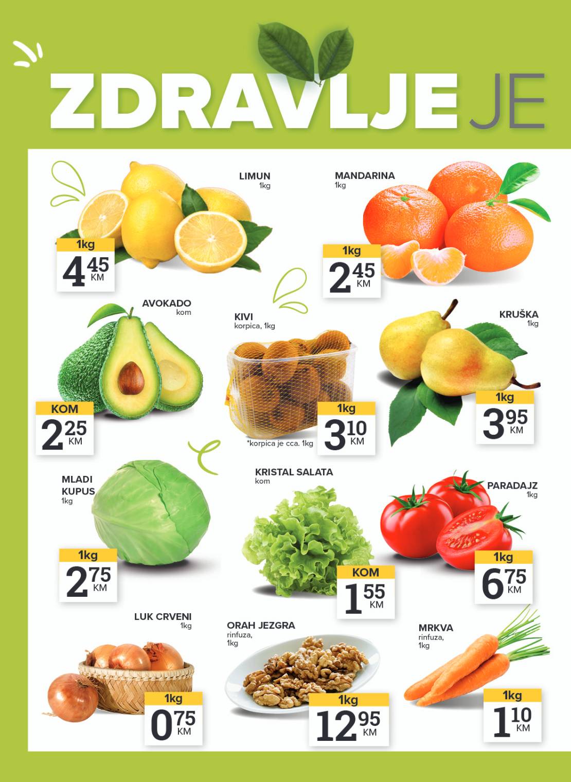ORAH JEZGRA rinfuza, 1kg - Cjenkanje