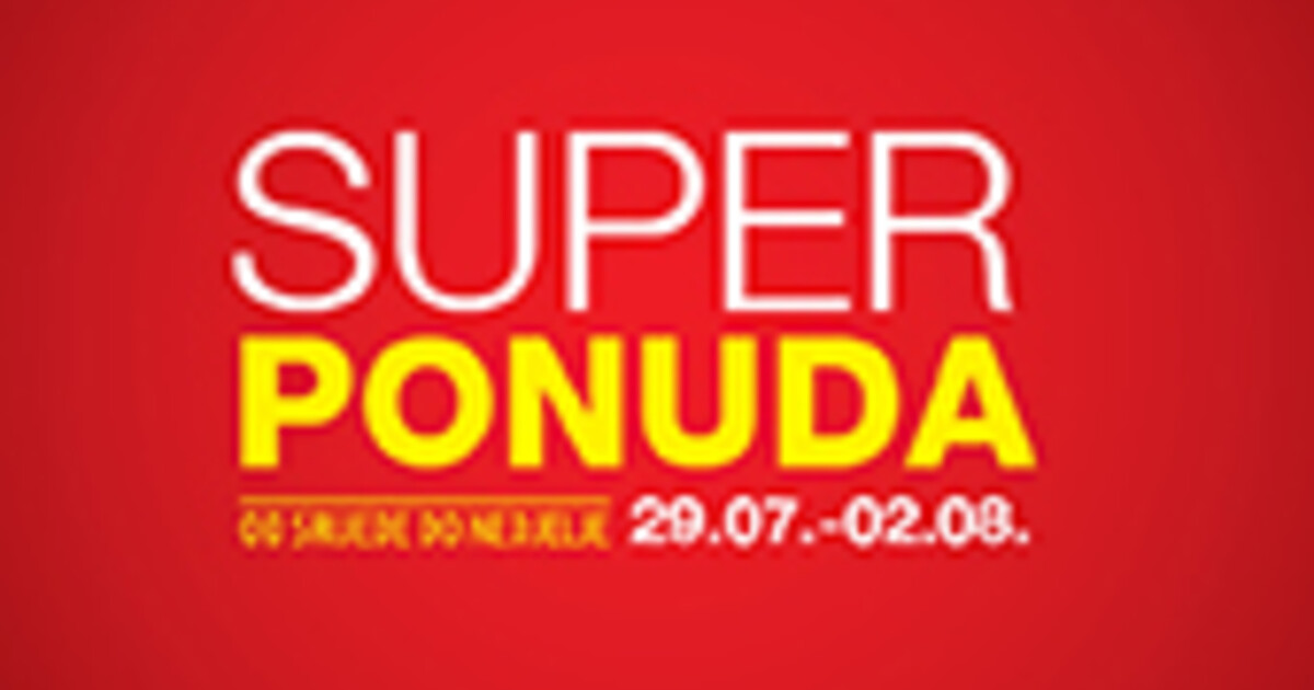 Super ponuda 29.07.- 02.08. | Konzum