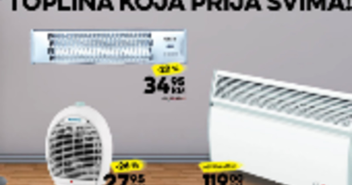 Toplina koja prija svima! 21.09.-04.10.2017. | Konzum